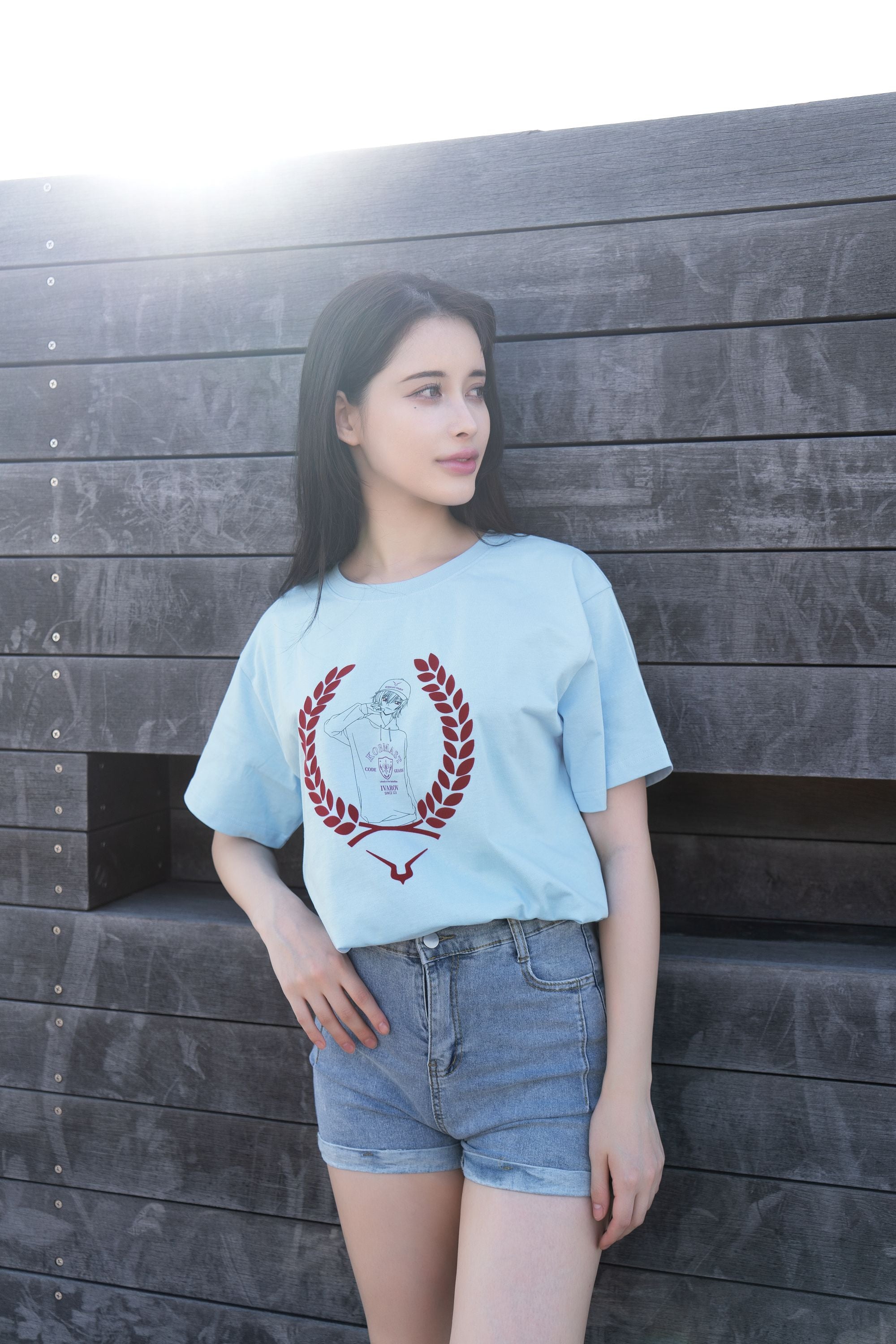 T-Shirt - Lelouch Line Drawing (Blue) – KOBMAST IVAROV